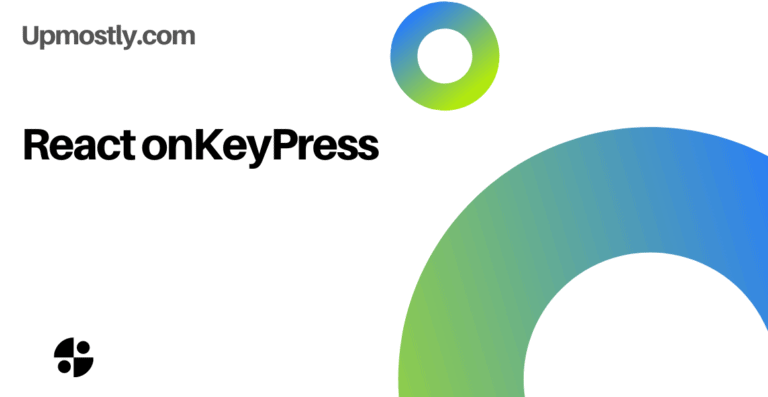 How To Use React onKeyPress (Example Code Included) - Upmostly