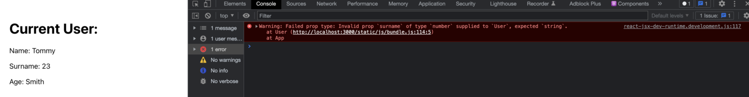 Typechecking with PropTypes In React - Upmostly